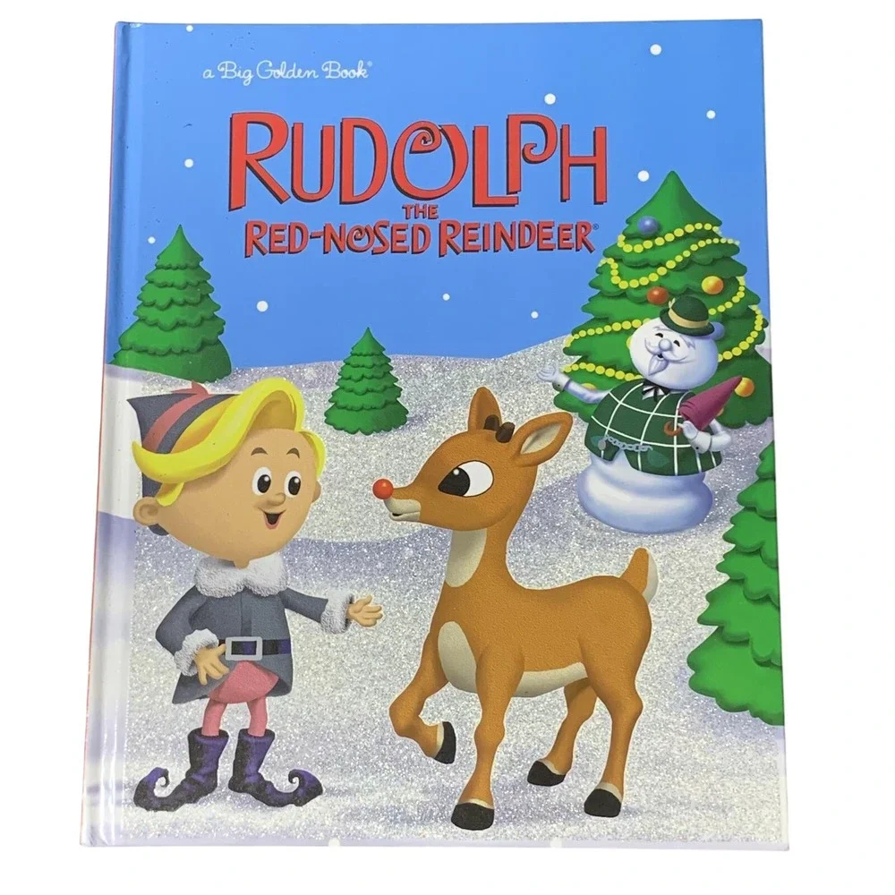 Golden Books | Other | Rudolph The Rednosed Reindeer Big Golden Book ...